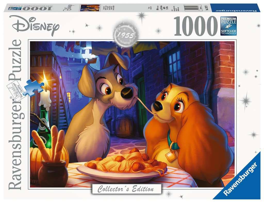 Disney Collector's Edition Jigsaw Puzzle Lady and the Tramp (1000 piec ...