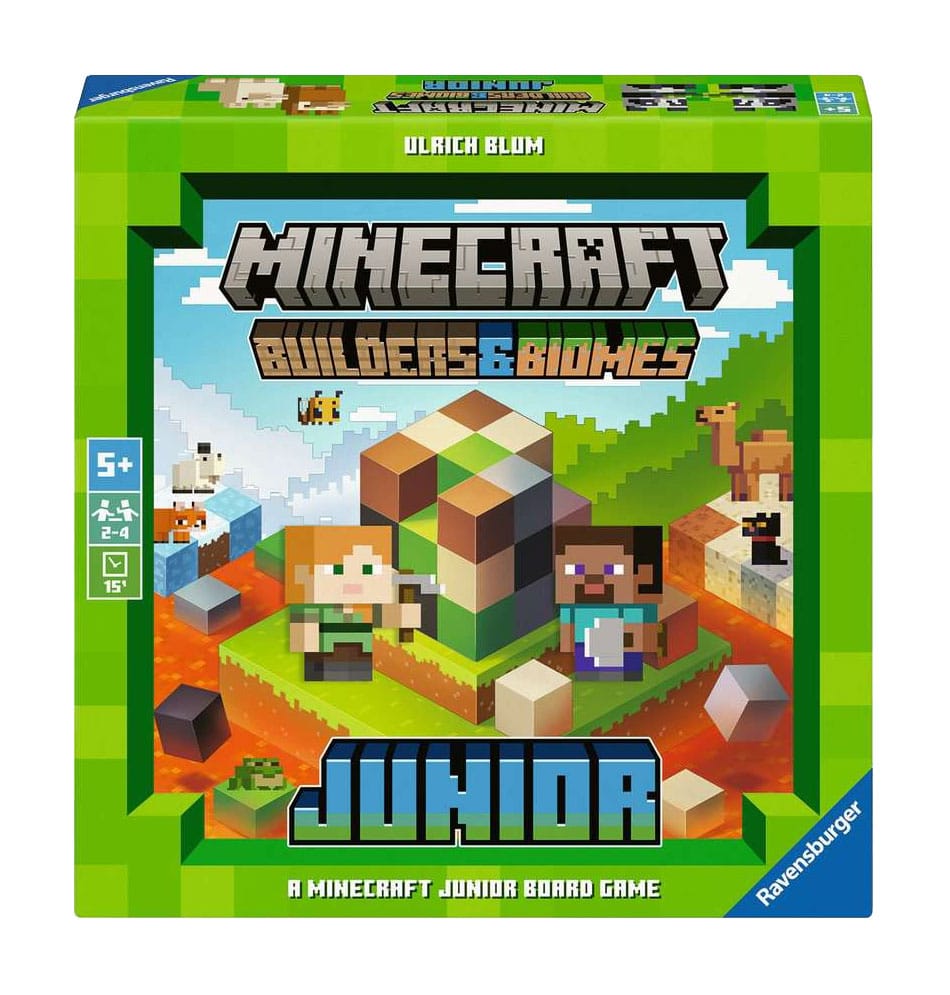 Minecraft Board Game Builders & Biomes Junior – Popinabox
