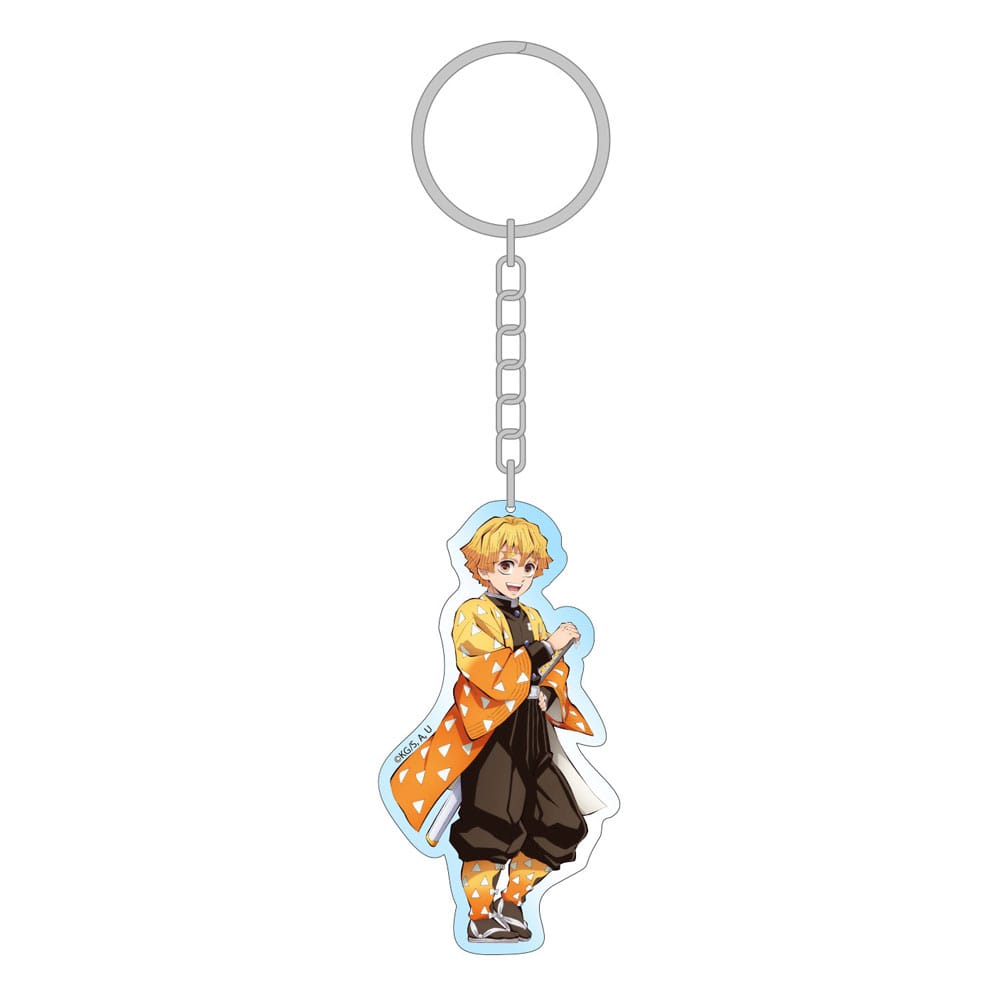 Demon Slayer: Kimetsu no Yaiba Acrylic Keychain Zenitsu Holographic 7 ...